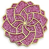 Amazon.com: Pinsanity Crystal Cluster Enamel Lapel Pin: Clothing