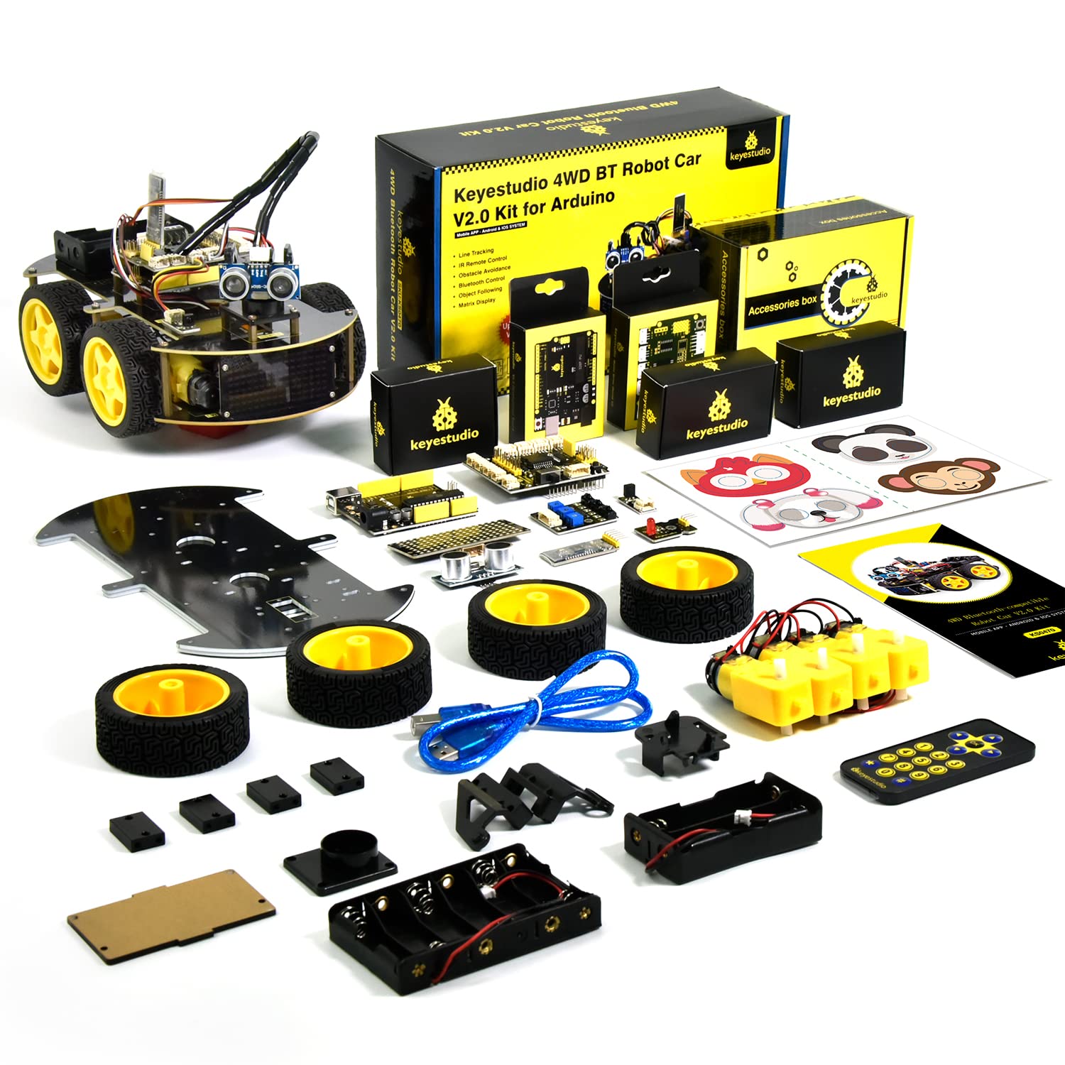 Mua Smart Car Robot,4WD Programmable DIY Starter Kit for Arduino for Uno R3,Electronics ...