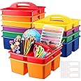 Amazon.com : Tanlade 12 Pcs Classroom Storage Caddies Stackable Utility ...
