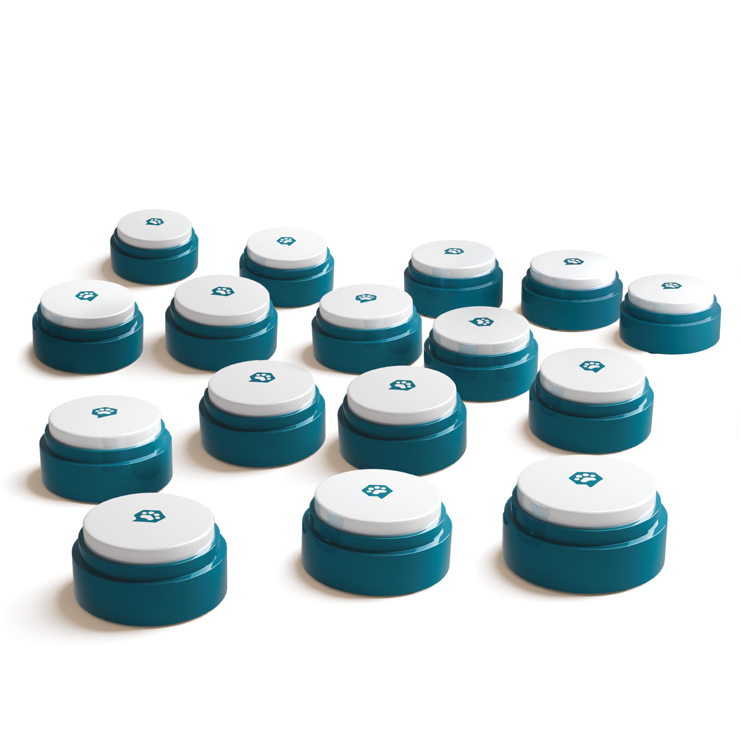 FluentPet Basic Buttons 16-Pack | Recordable Buttons with Batteries ...