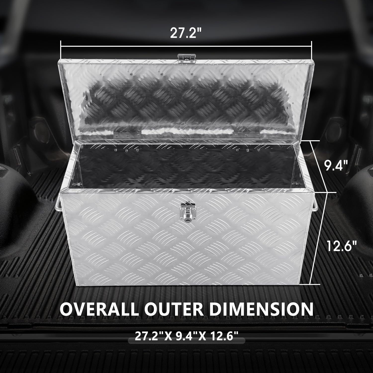 Mua DNA MOTORING Truck Tool Box Lockable Storage Box, Truck Bed Tool ...