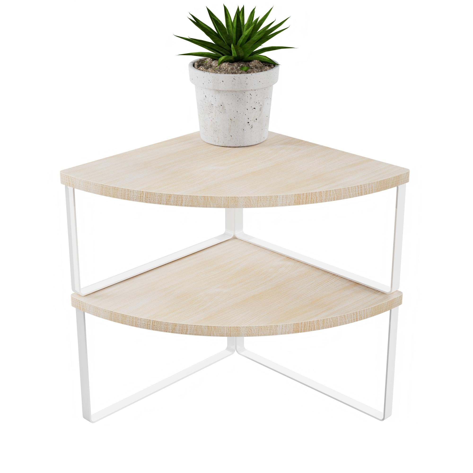 Corner Shelf Countertop Organizer - Set of 2 Corner Shelves for Kitchen ...