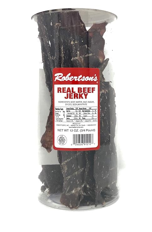 Amazon.com: Robertson's Real Beef Jerky (12 Oz)