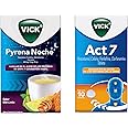 Vick Pyrena Noche, Té Sabor Miel y Limón 5 Sobres + Act 7 Antigripal 10 ...