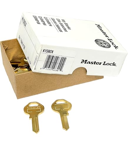 Padlock Key Cutting Blanks Lot Of 50 M10 Key Blanks - For Master ...