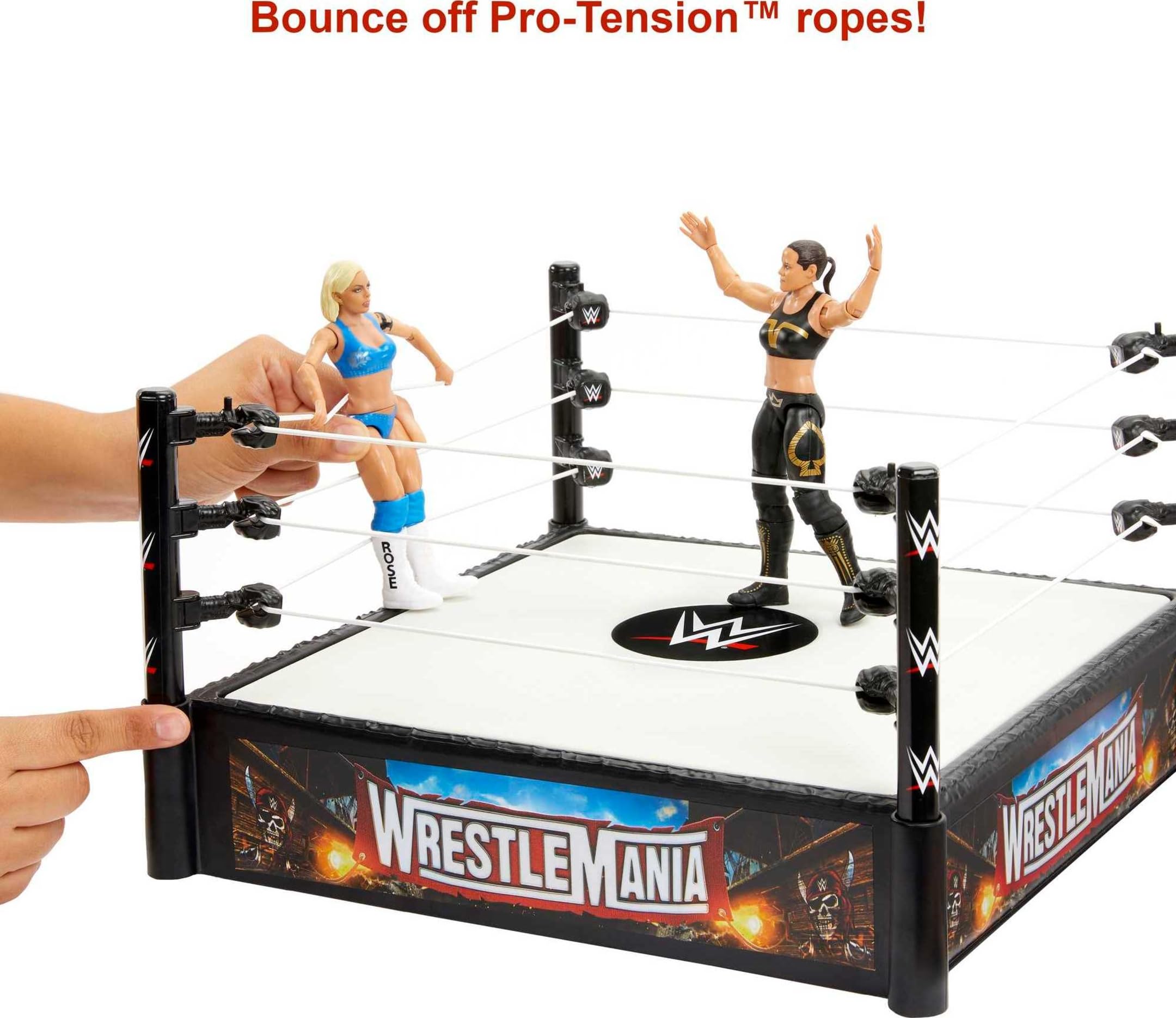 Mua Mattel WWE Superstar Ring Playset with Spring-Loaded Mat, Pro ...