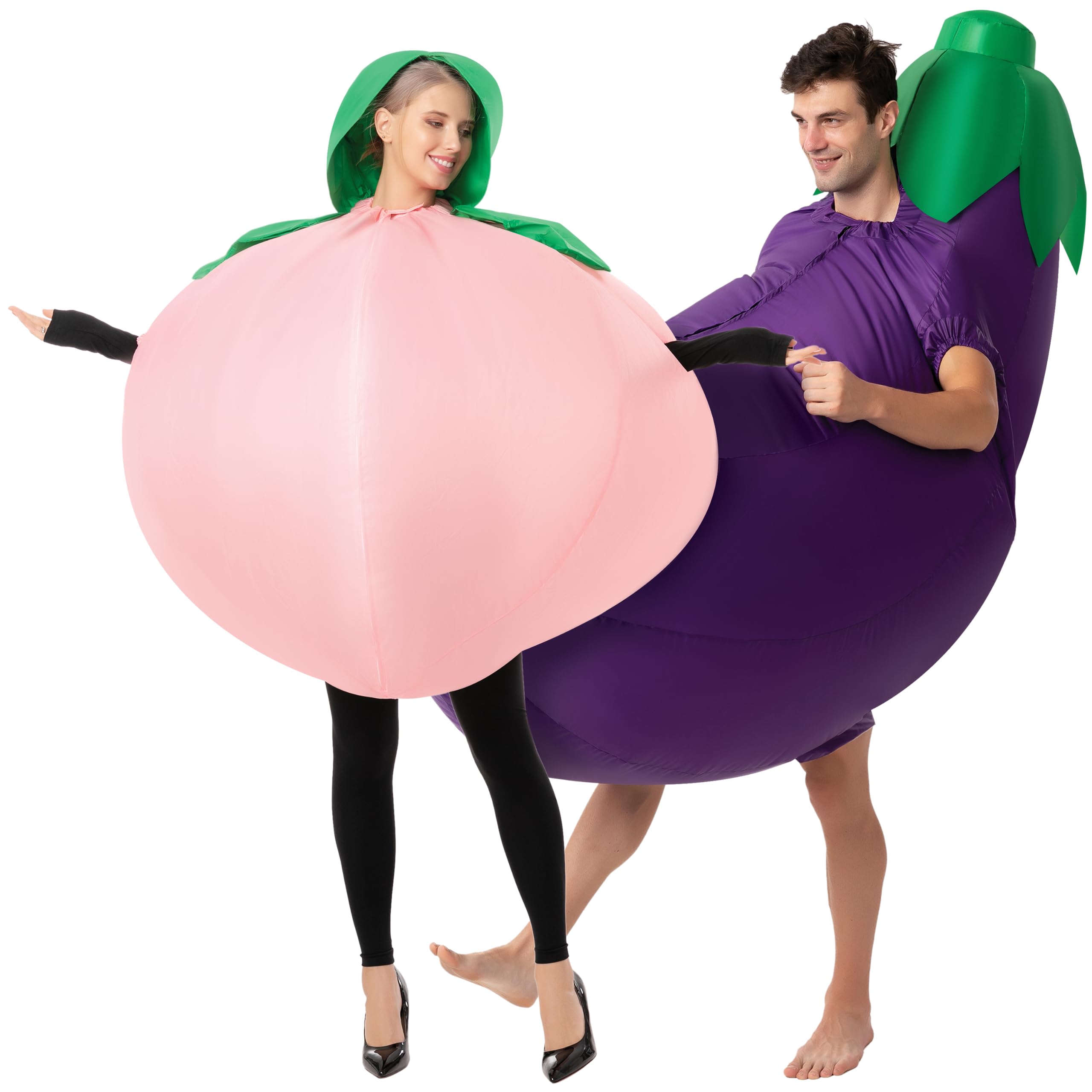 Spooktacular Creations 2Pcs Inflatable Halloween Costumes, Peach and ...