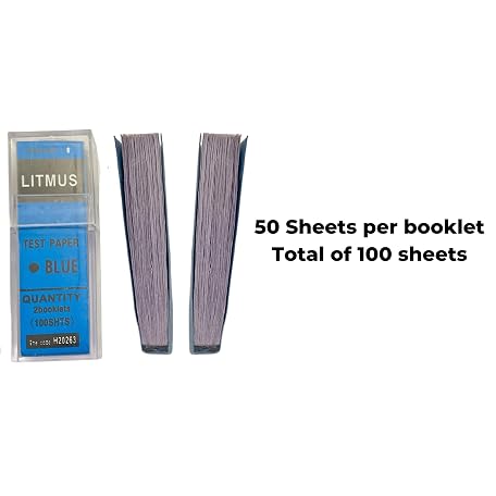 Mua Litmus Paper Red and Blue, Acid and Base Test Strip, 100 Pieces per ...