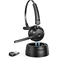 Amazon.com: Mopchnic Bluetooth Headset, Wireless Headphone with ...