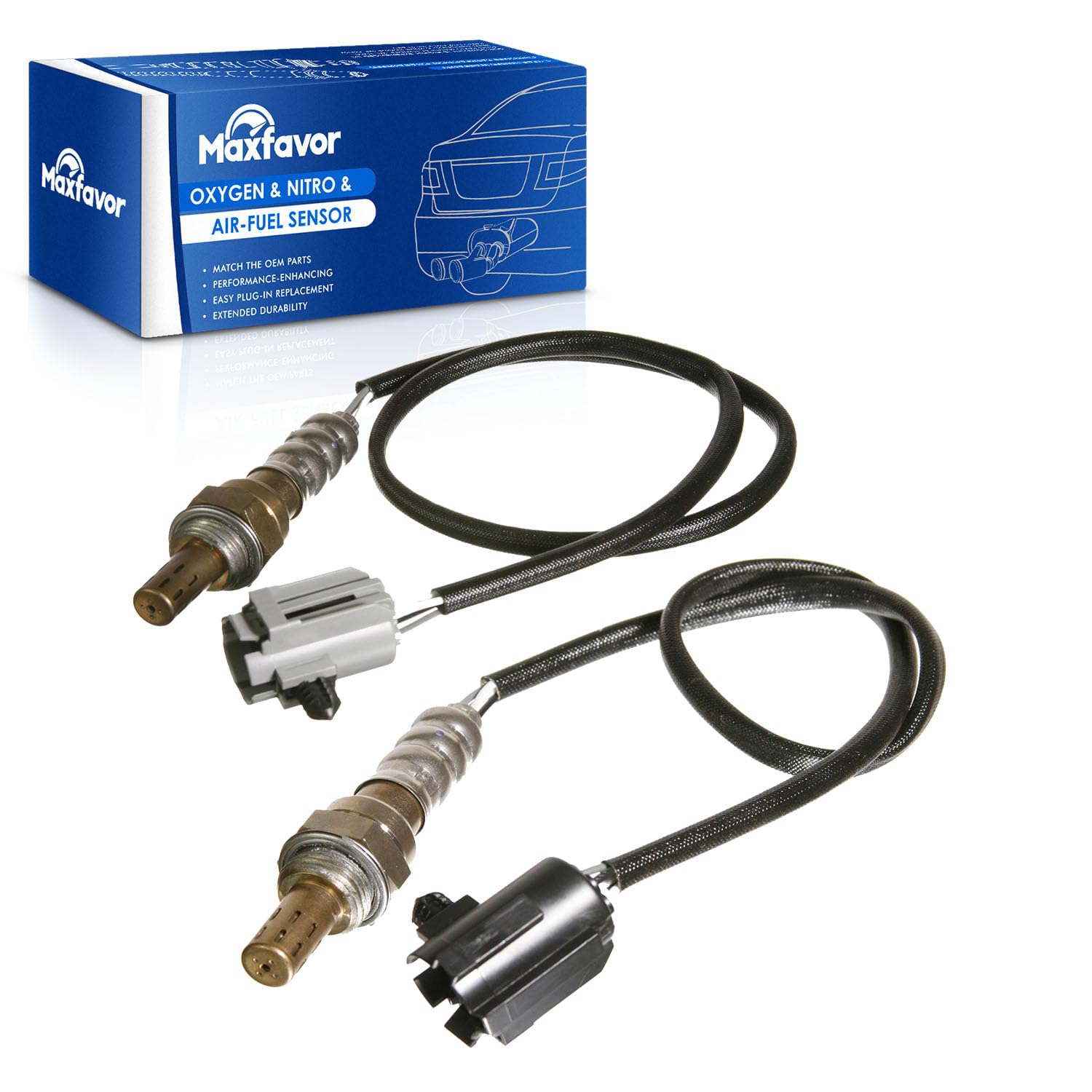 MAXFAVOR Upstream Downstream Oxygen Sensor O2 Sensor Replacment for 1997 1998 1999 2000 2001 ...