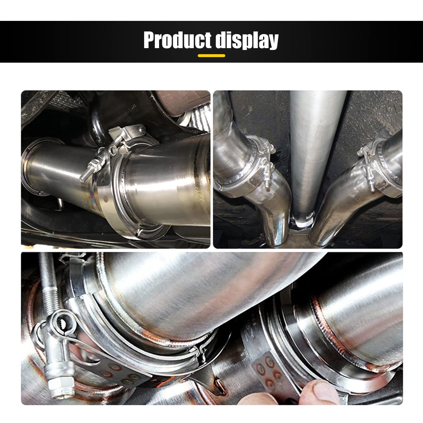 Mua 1 PC 2.5" Stainless Steel Exhaust Clamp, with V-bolt Clamp, Car ...