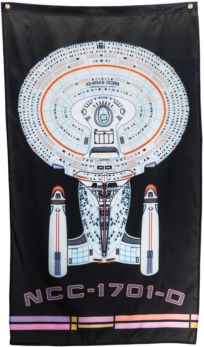 Amazon.com : Calhoun Star Trek Wall Banner (30" x 50") (USS Enterprise ...