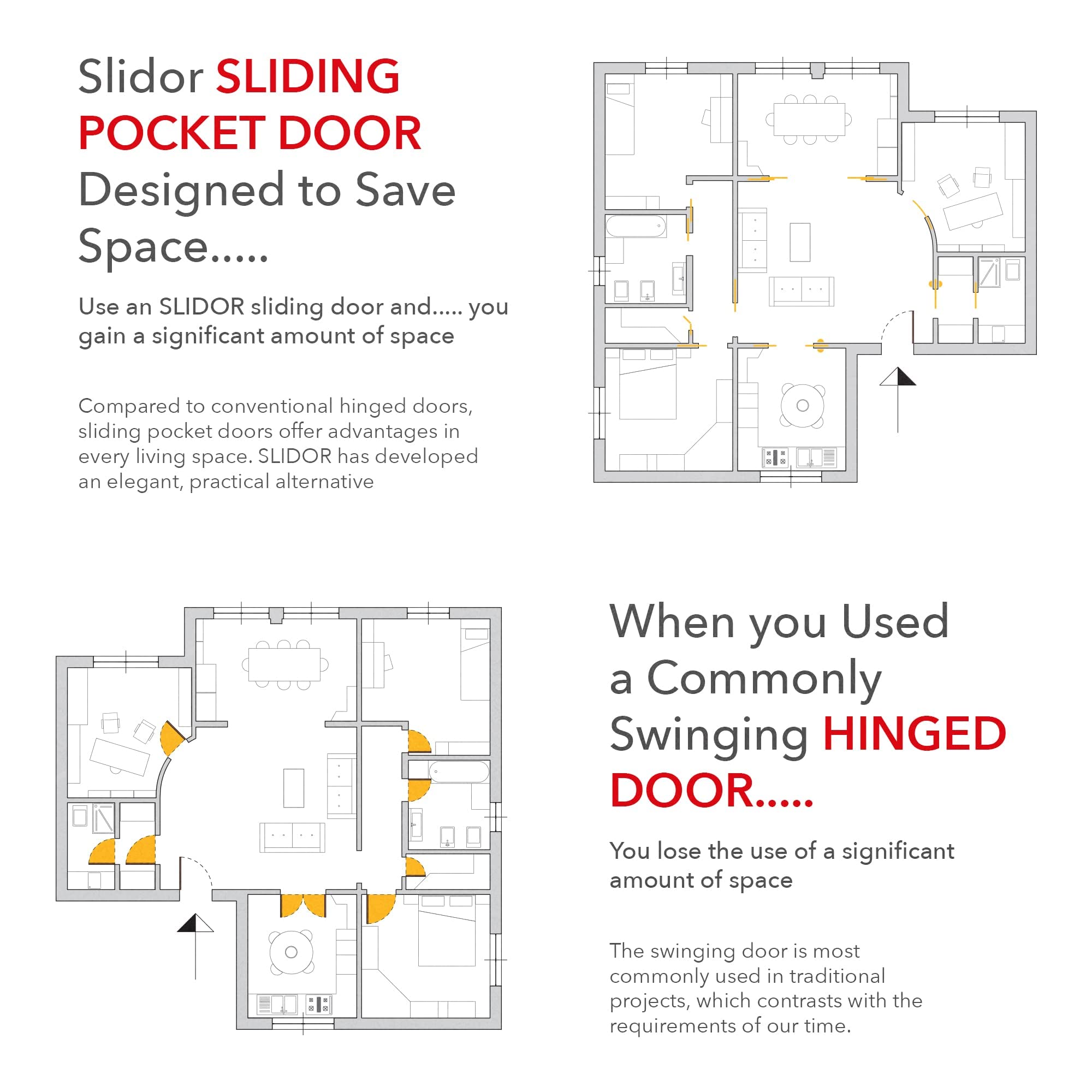 Mua Pocket Door Frame Kit Hardware System for Sliding Hidden Doors ...