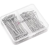 Dreamlover T Pins for Wigs, T Pins for Blocking, Push Pins for Wall and Cork Board, 100 Pieces ...