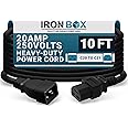 Amazon.com: IronBox Electric - Heavy-Duty C20 to C21 Power Cable - 20A ...