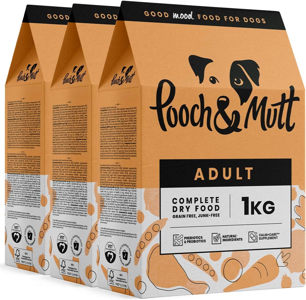 Pooch & Mutt - Complete Adult Dry Dog Food (Grain Free & 100% Natural ...