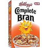 Amazon.com: Kellogg's Frosted Bran Breakfast Cereal, Fiber Cereal ...