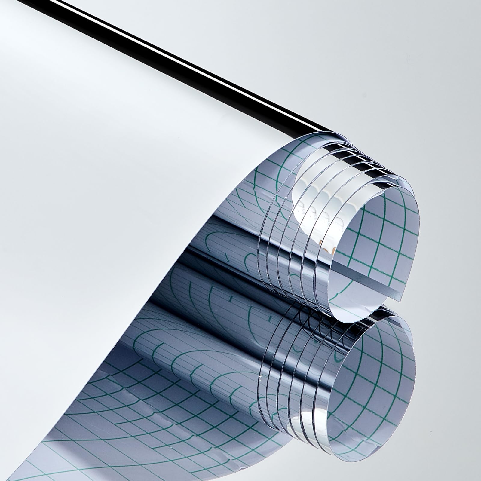 Wenqik Self Adhesive Mirror Paper Stickers for Walls Flexible Mirror ...