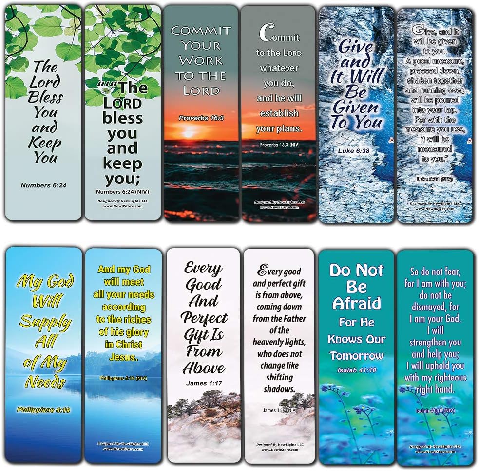 The Power of Blessing Bible Bookmarks (60-Pack) - BigaMart