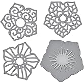 Amazon.com: Spellbinders S4-357 Shapeabilities Spiral Blossom Three Die ...