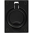 Baldwin 0395190 Flush Ring Pull, Black - Cabinet And Furniture Pulls ...