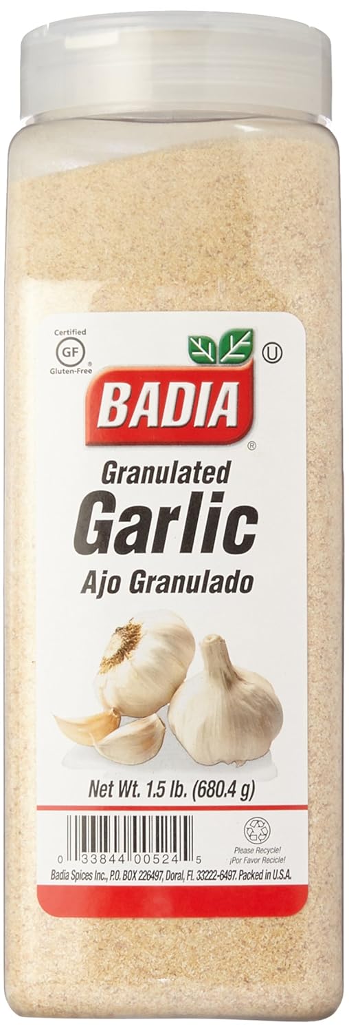 Amazon.com : Badia Garlic Granulated 1.5 lbs (Pack of 1) : Grocery ...