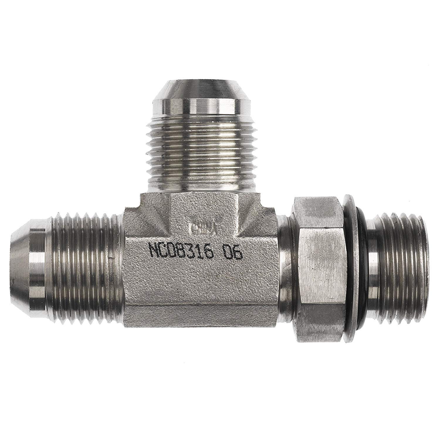 6804-04-04-04 Hydraulic Adapter 1/4 Male JIC X 1/4 Male BOSS Swivel X 1 ...