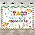 Amazon.com: Lofaris 7x5ft Thank You for All You Do Backdrop Let's Taco ...