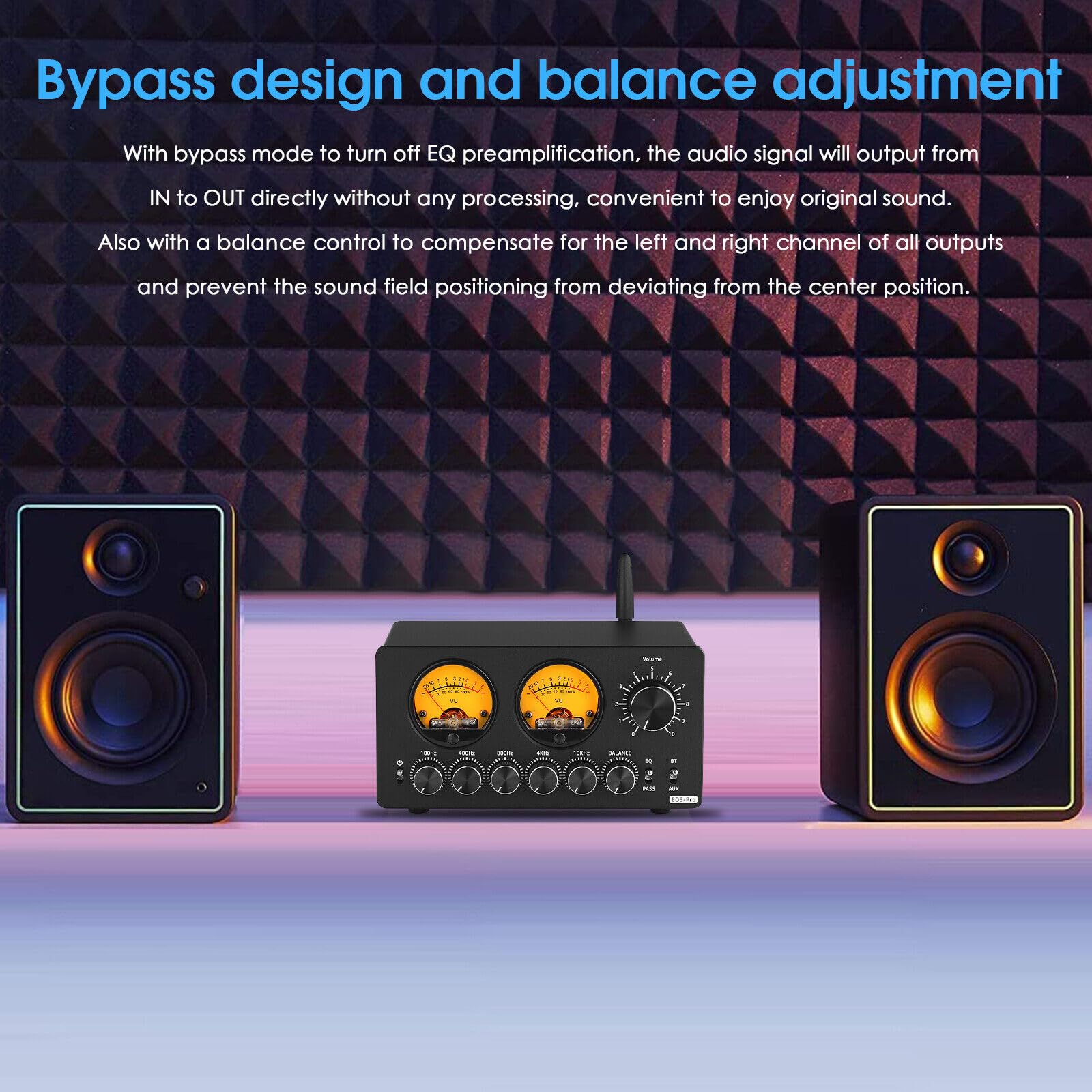 Mua 5 Band Equalizer Bluetooth EQ Preamp for Home Stereo/Computer ...