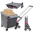 Amazon.com: Foldable Utility Cart with Stair Climbing Wheels ...