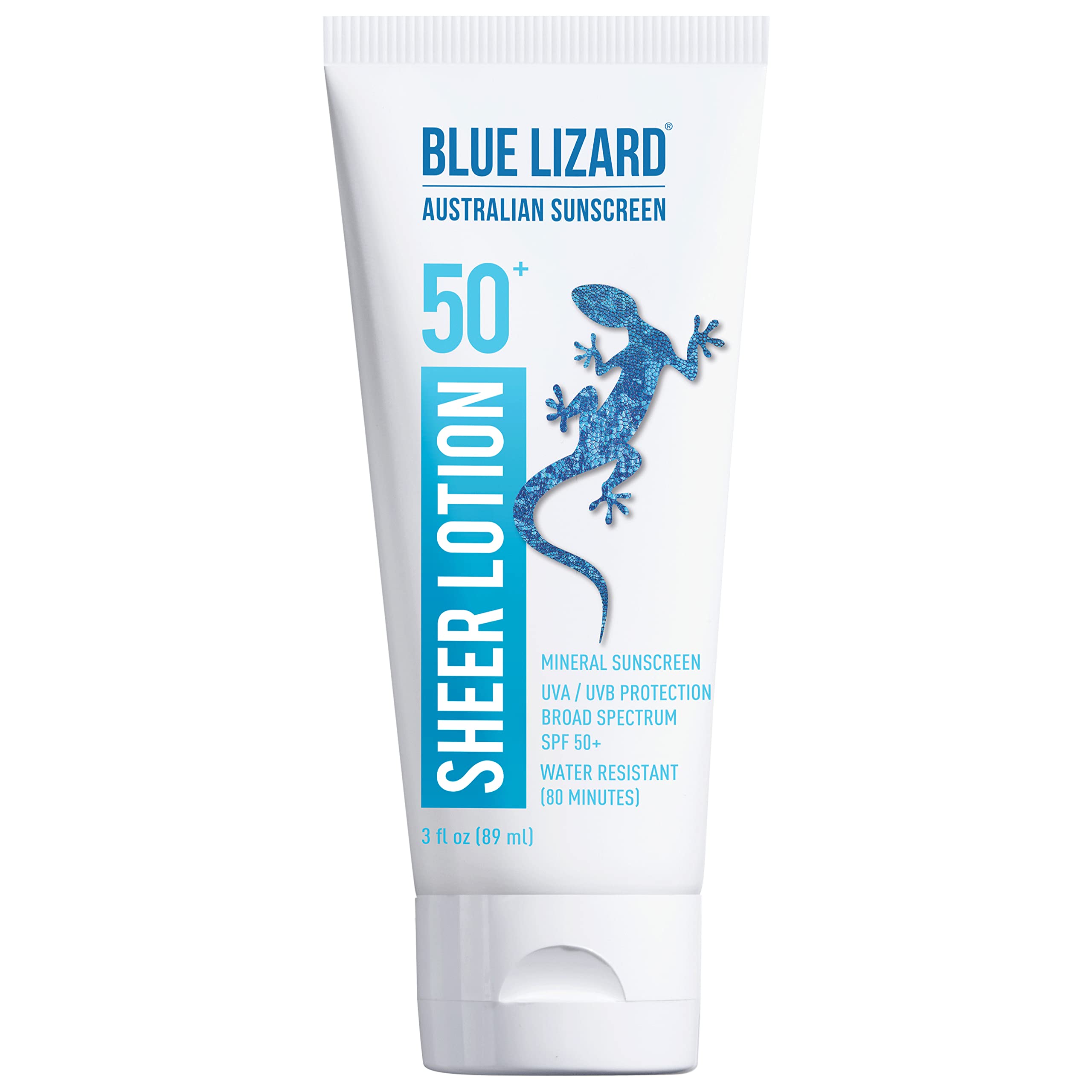 Mua Blue Lizard Australian Sunscreen Sheer Lotion Body, SPF 50+ 3 oz ...