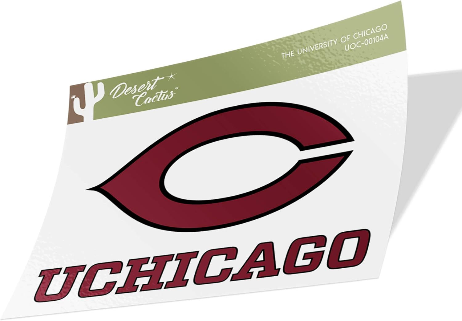The University of Chicago UChicago Maroons NCAA Vinyl Decal Laptop ...