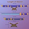 Cosplay Anime Swords Building Blocks Set, 22.8in Samurai Katana Sword ...