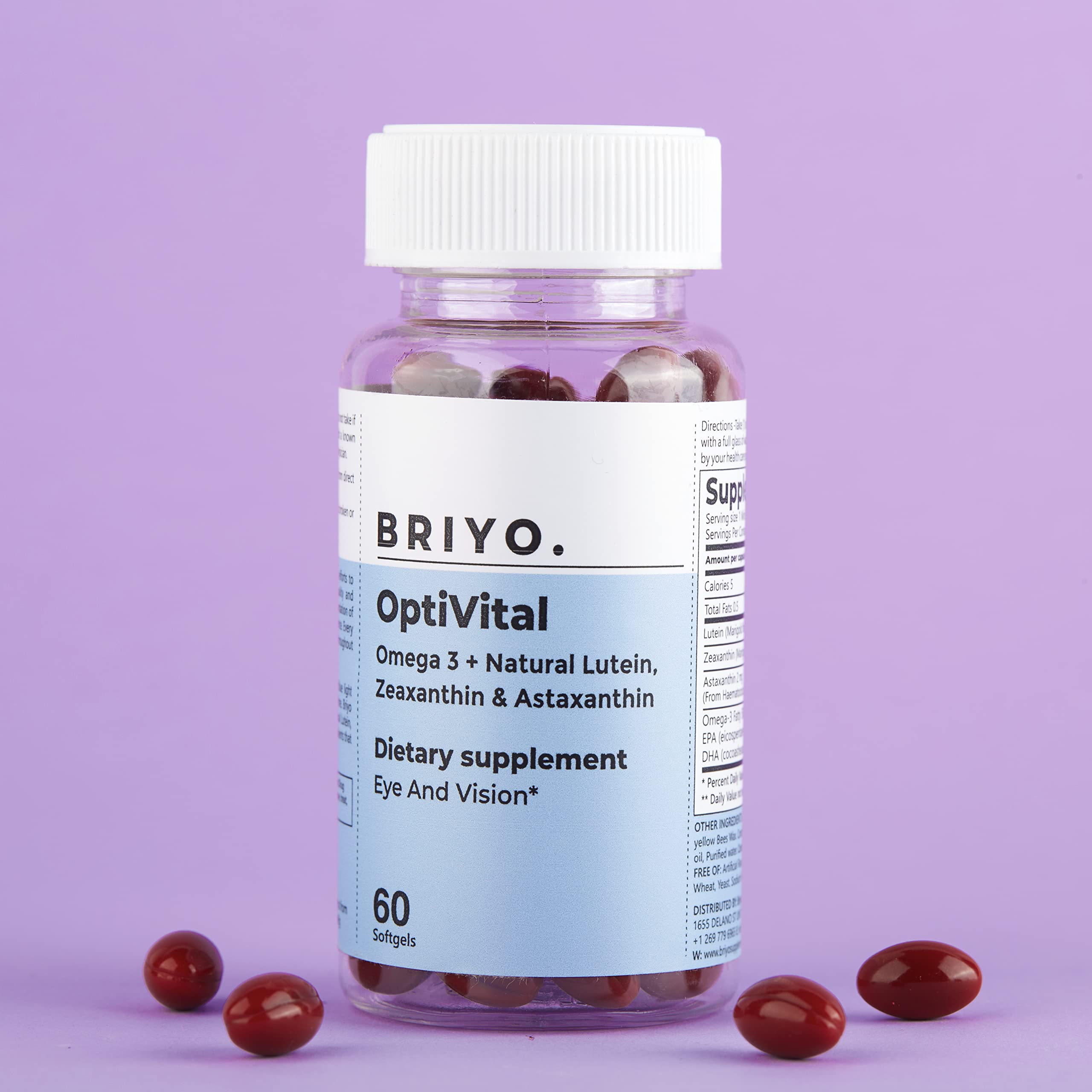Mua Briyo Optivital for Eye Health - Lutein and Zeaxanthin from ...
