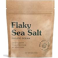Amazon.com : Flaky Sea Salt - All Natural, No Additives - 5oz Pouch ...