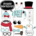 Amazon.com: Big Dot of Happiness Let It Snow - Snowman Christmas ...