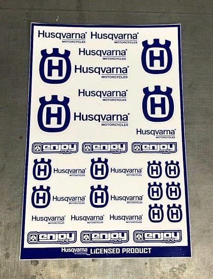 Amazon.com: Enjoy Mfg Motorcycle Sticker Sheet Decal Graphics for ...