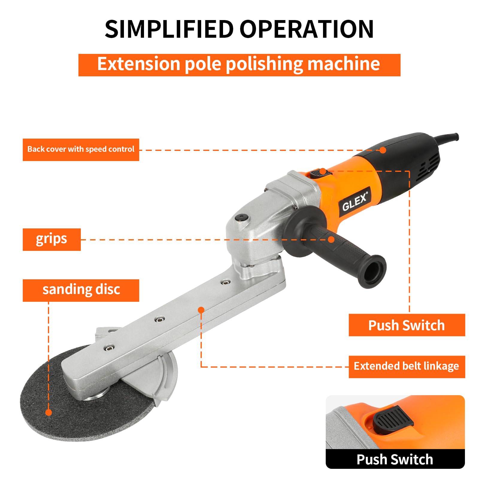 Mua GLEX Angle Grinder Stand Tools, Extended Angle Grinder, Stainless ...