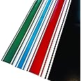Amazon.com: Any Size Vinyl Racing Stripes Decal Tape Rally Sticker ...