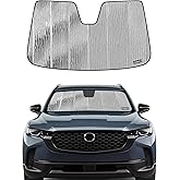 Amazon.com: Pigenius Windshield Sun Shade for Mazda CX50 2023-2025. Reflective Aluminum Film ...