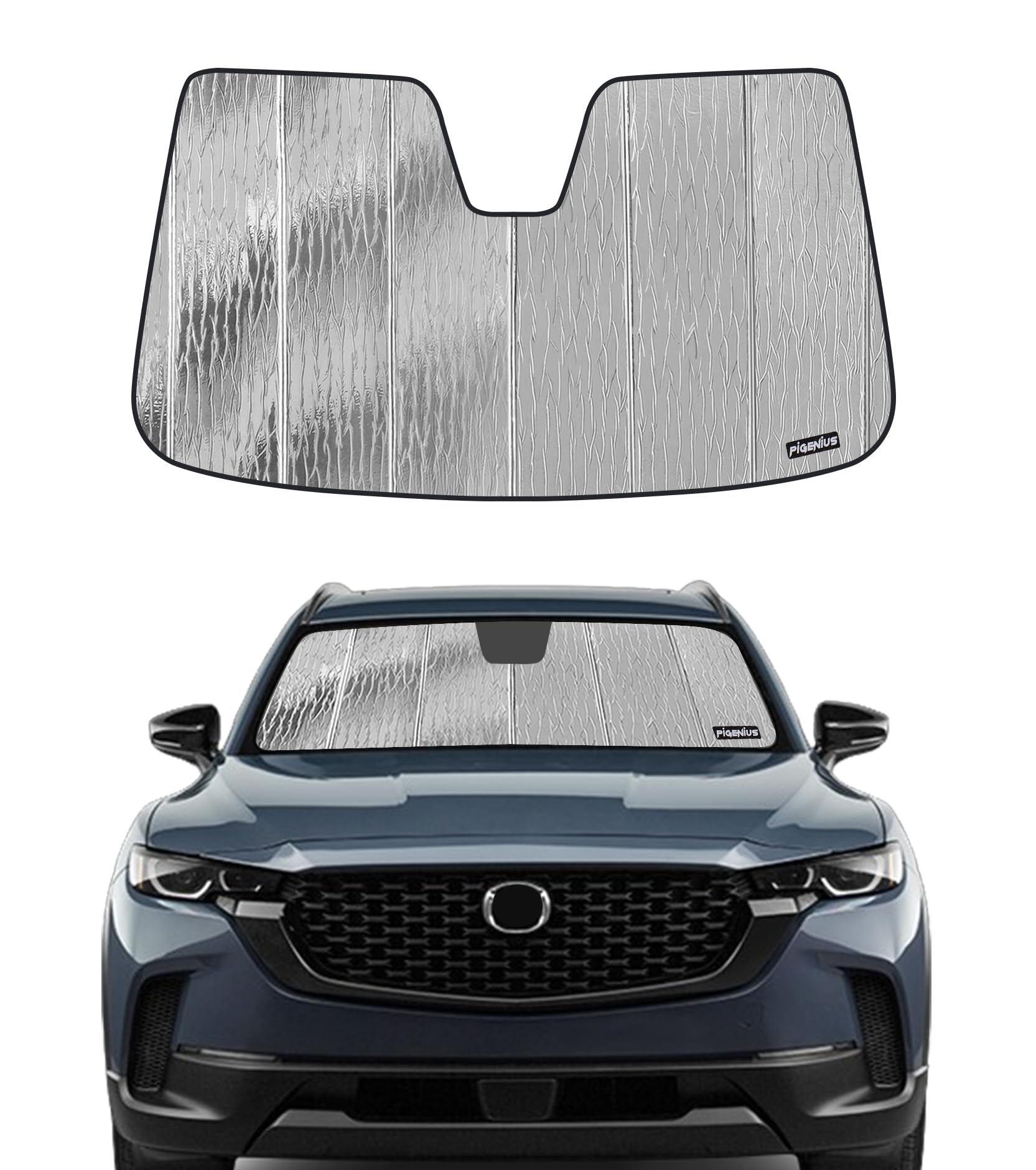 Pigenius Windshield Sunshade for Mazda CX-50 2023-2025 Front Window Sun Shade - AstraGuard for ...