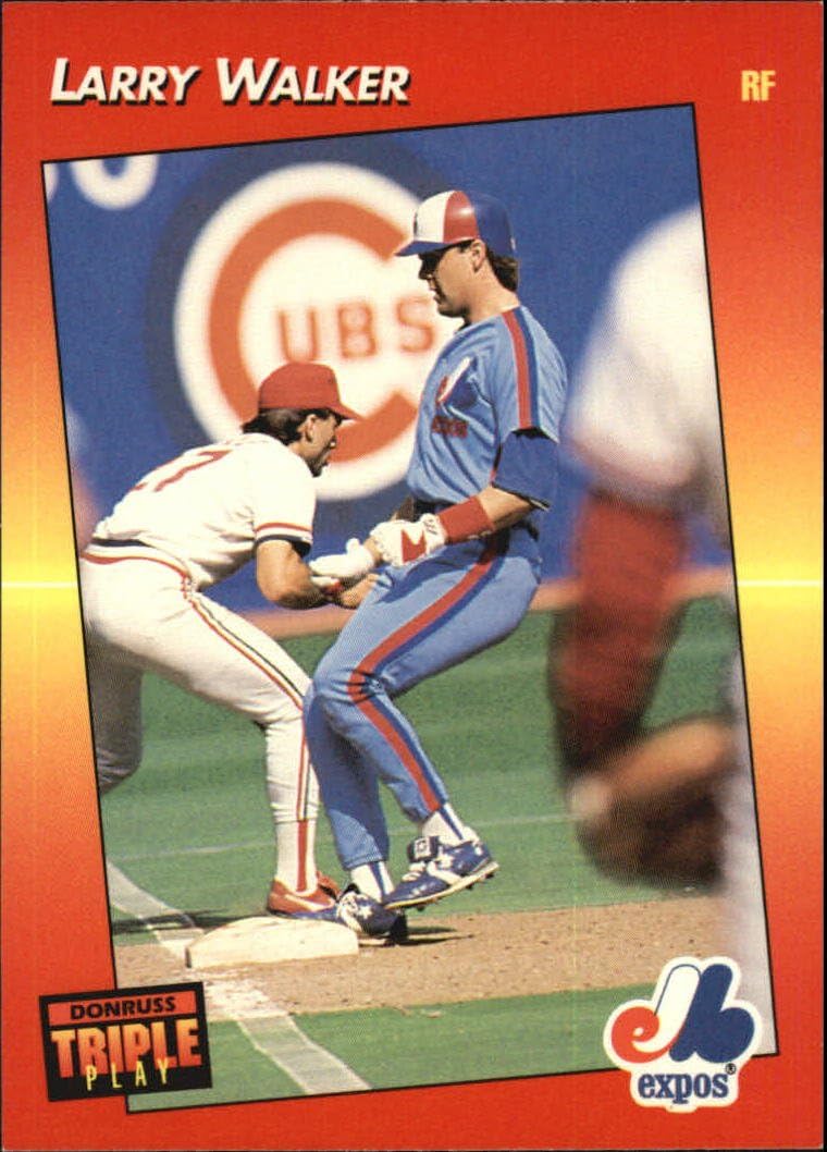 Amazon.com: 1992 Triple Play Baseball Card #89 Larry Walker ...