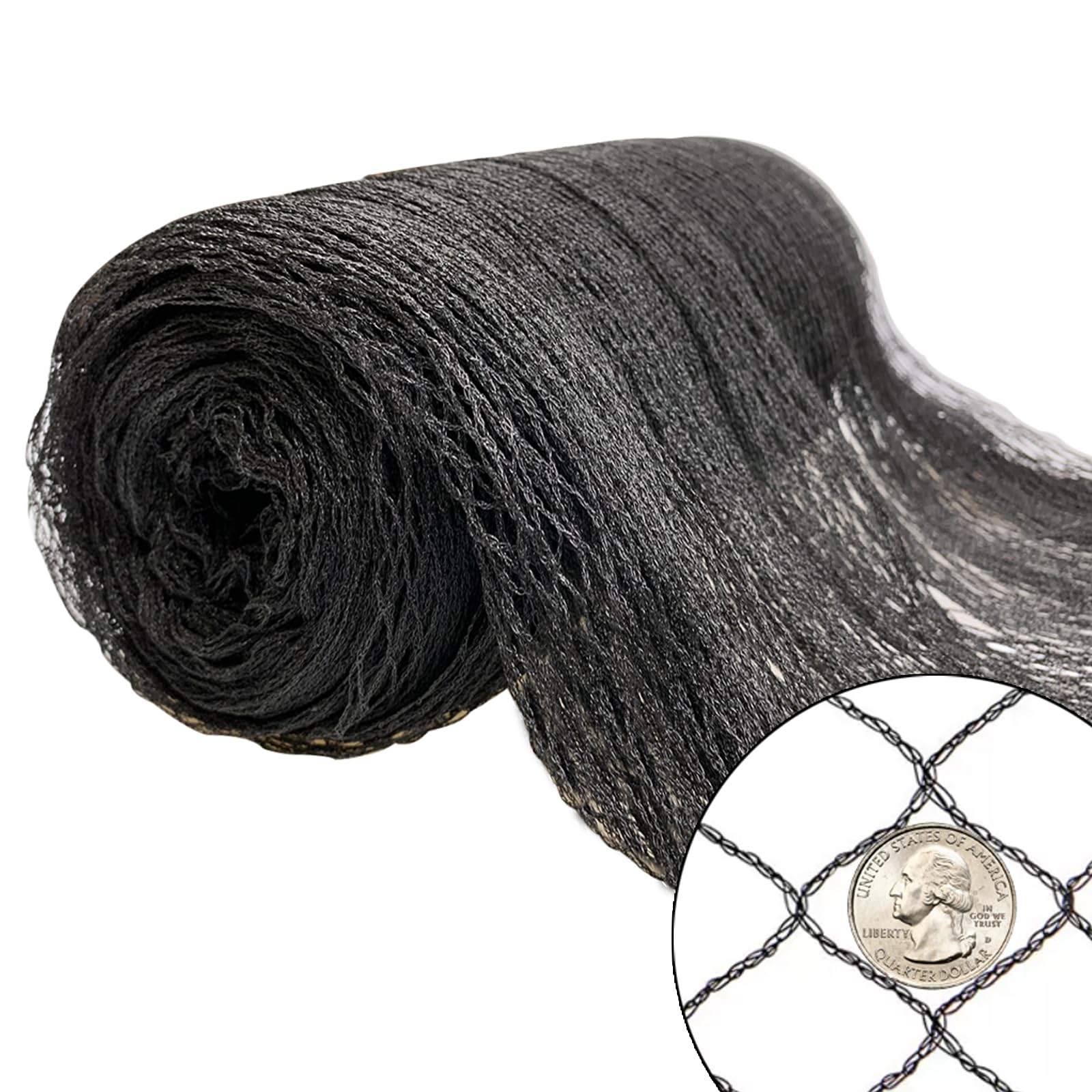 POYEE 25x100ft Bird Netting for Chicken Coop, 1 inch Mesh, Heavy Duty ...