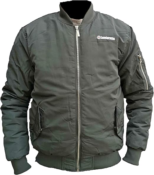 Lambretta Bomber Jacket Harrington Mens Quilted Warm Lined Winter Coat ...