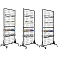Amazon.com: QKOSMTL 3-Pack Gridwall Panel Display Stand, 2'x5.5' Heavy ...