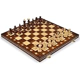 Amazon.com: Wegiel Handmade European Ambassador Chess Set - Wooden 21 ...