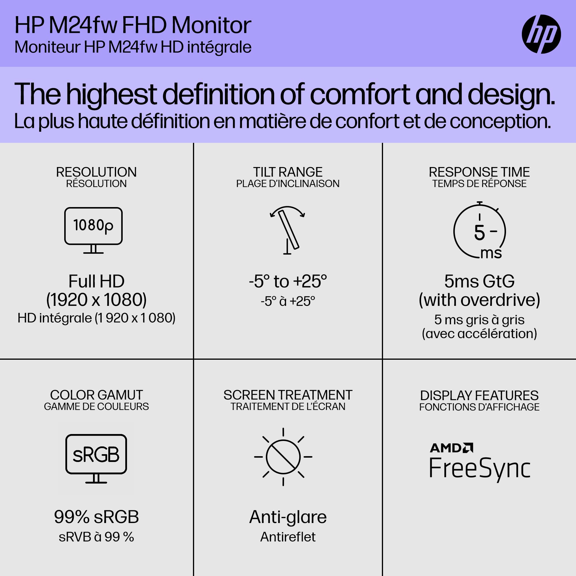 Mua HP 24-inch FHD Monitor with AMD FreeSync Technology (2021 Model ...