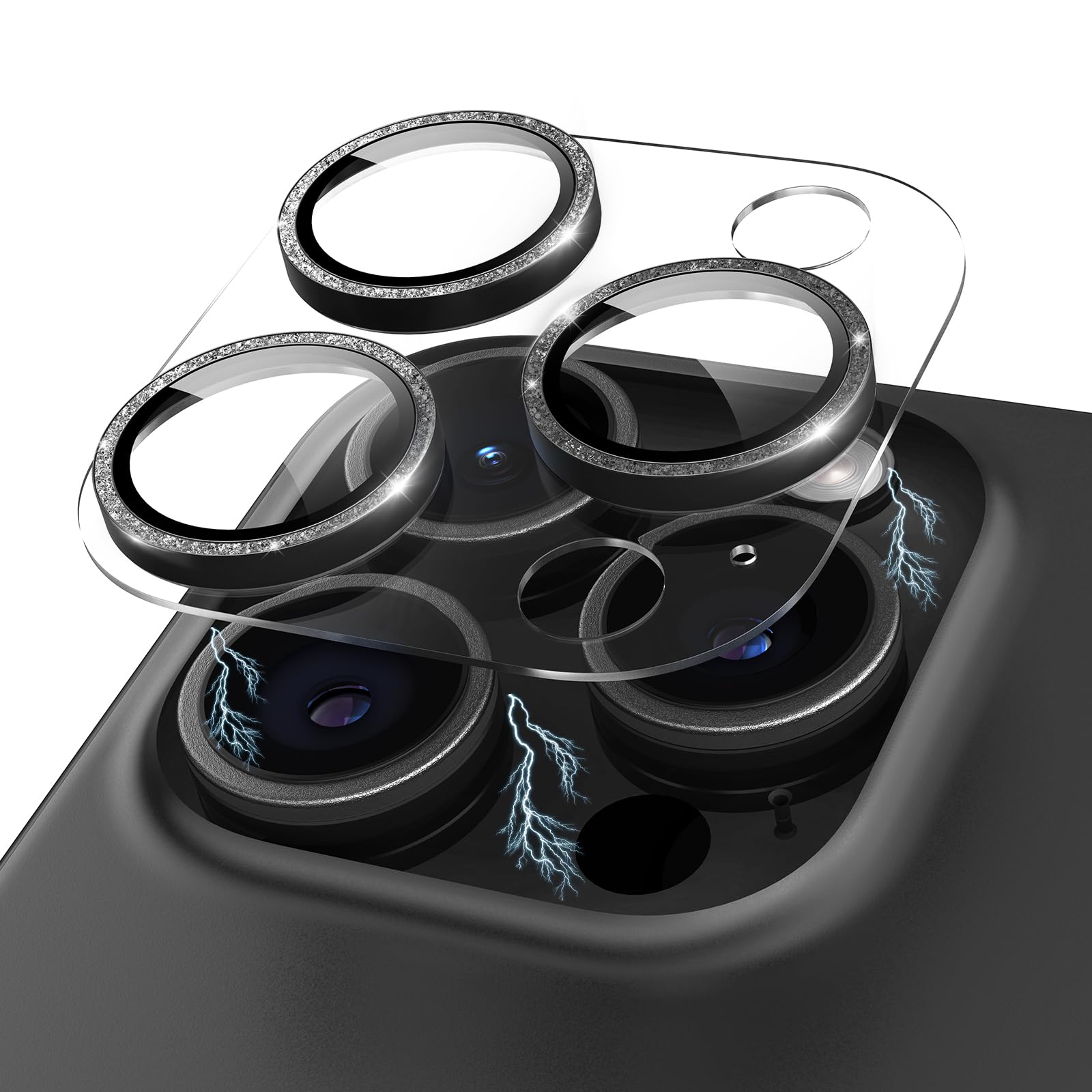 Kanosan for iPhone 15 Pro/iPhone 15 Pro Max Camera Lens Protector ...