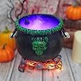 Amazon.com: Cauldron Halloween Decor 8" Witch Plastic Cauldron with 12 ...