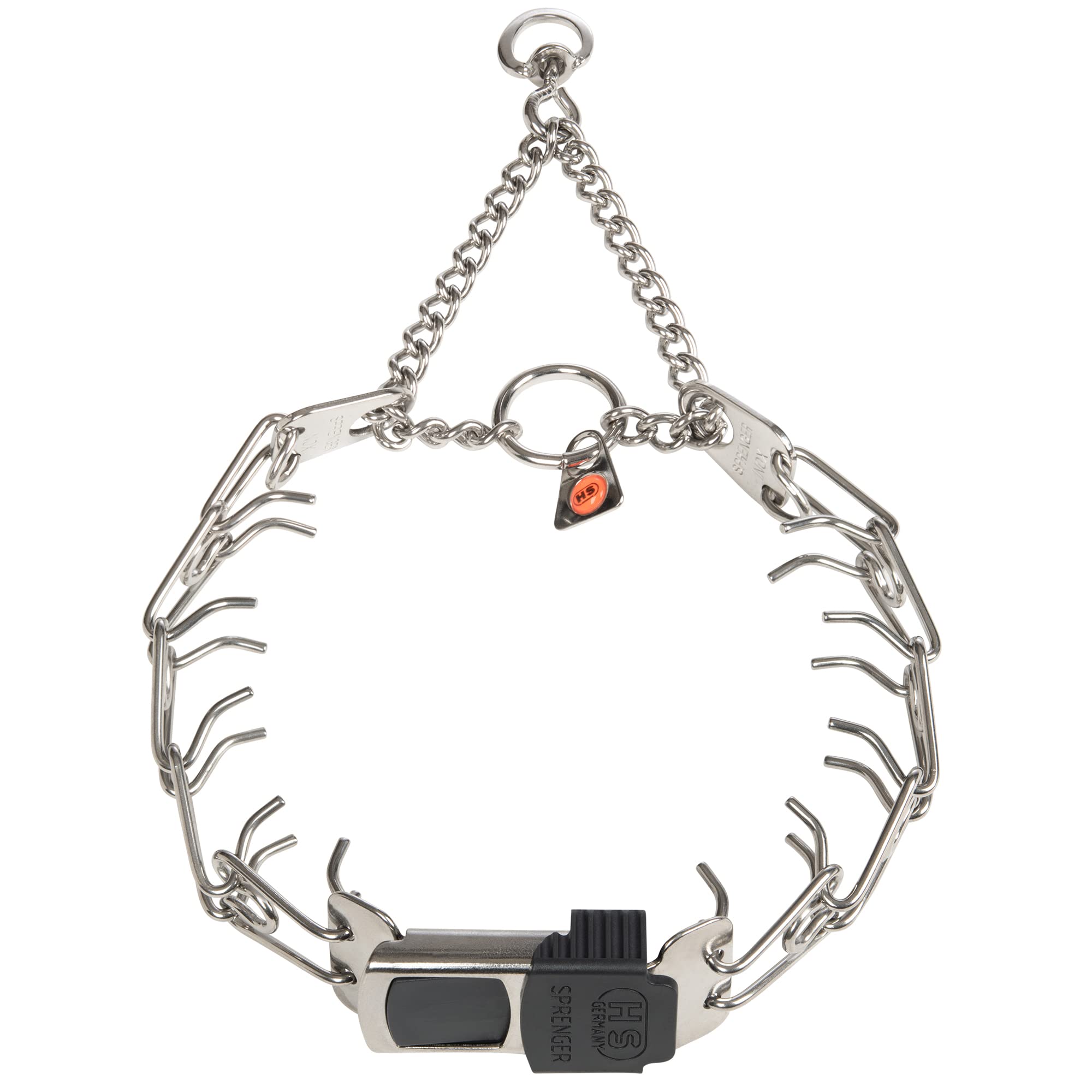 Herm Sprenger Dog Training Prong Collar with Quick Release Cliclock ...